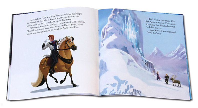 迪士尼独立阅读系列冰雪奇缘英文原版 Frozen Read-Along Storybook有声读物阅读学习英语辅助图画书带CD动画故事书_虎窝淘