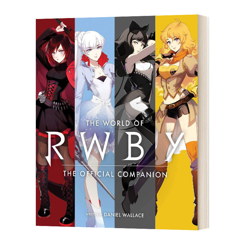 RWBY的世界英文原版小说 The World of RWBY红白黑黄动画官方幕后制作指南四色战记精装英文版进口英语原版书籍_虎窝淘