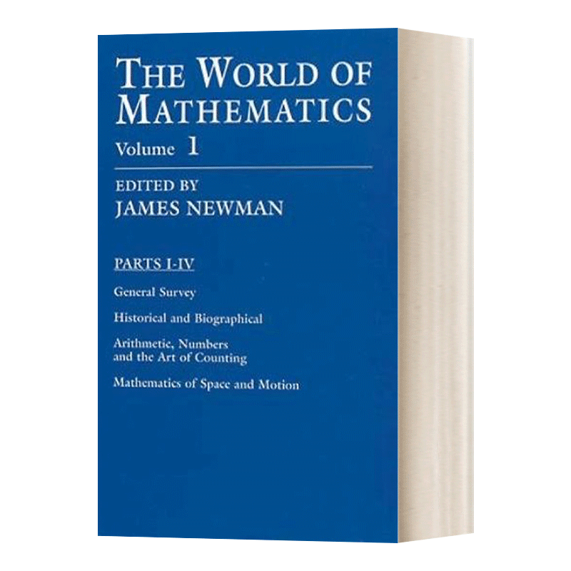 英文原版 The World of Mathematics Vol. 1数学世界第1卷詹姆斯R纽曼 Dover数学英文版进口英语原版书籍_虎窝淘