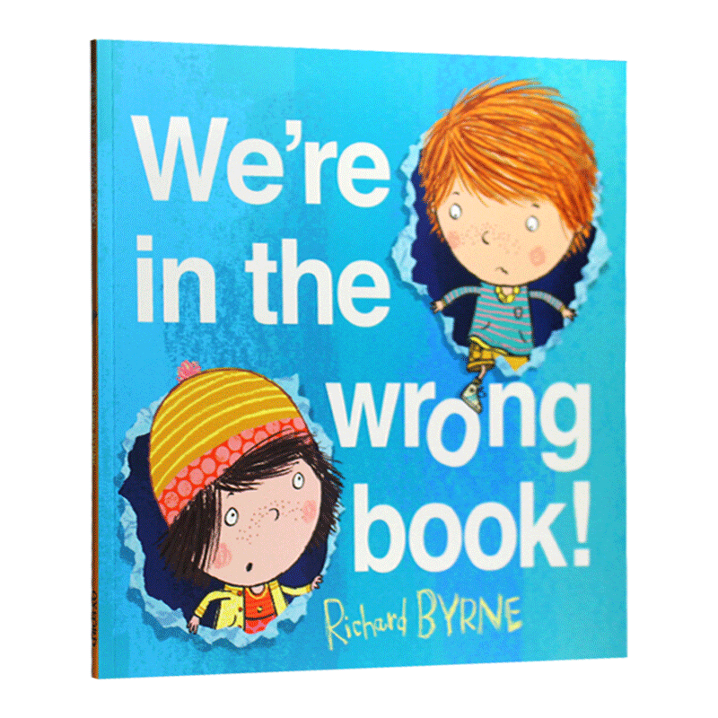 我们走错书啦英文原版 We're in the Wrong Book牛津阅读儿童益智英语启蒙绘本故事漫画书英文版原版书籍进口正版_虎窝淘
