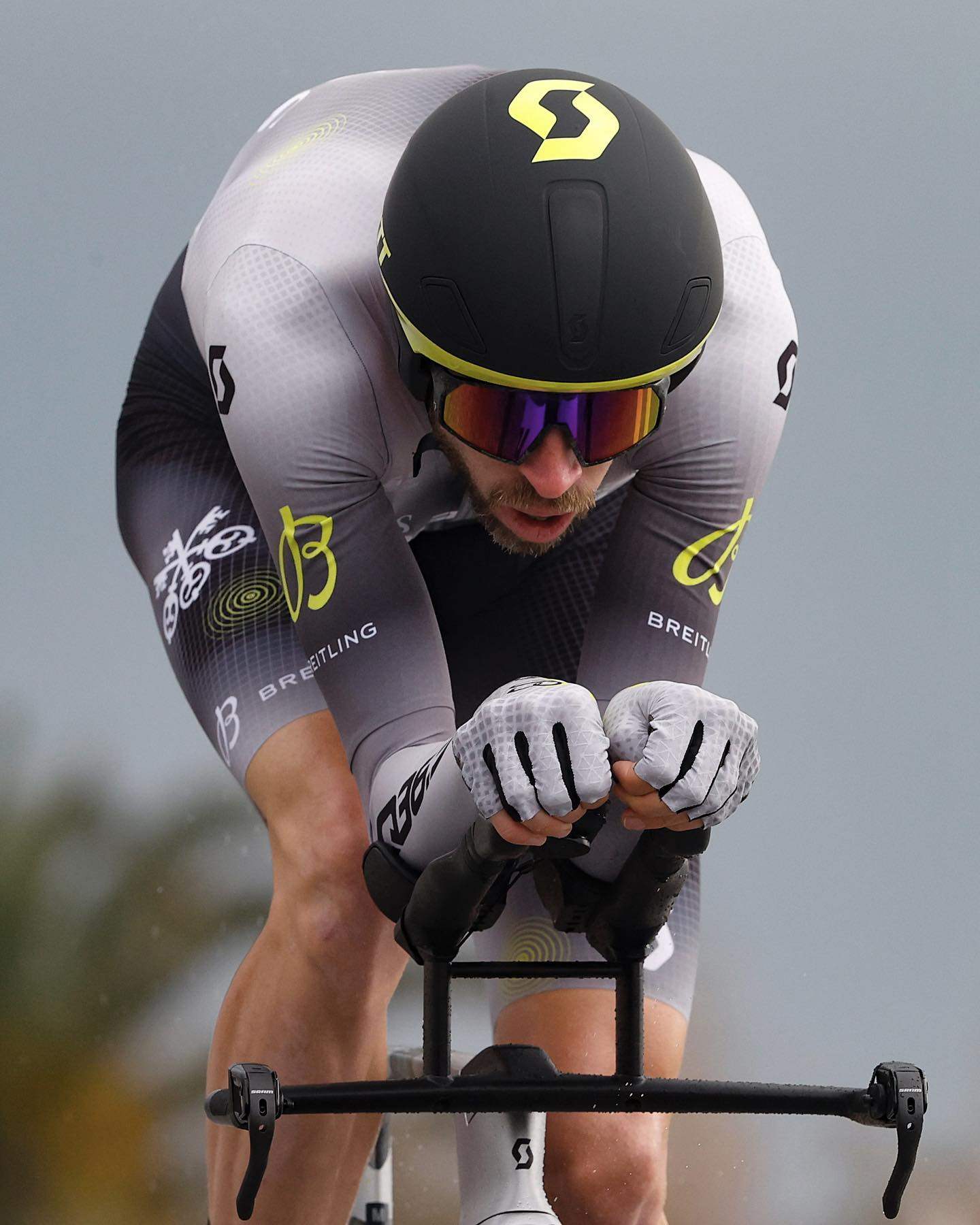 SCOTT气动TT/计时头盔铁人三项头盔破风骑行头盔_虎窝淘