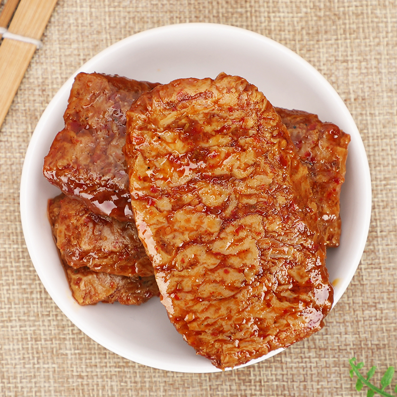 周记上上好手撕豆板筋26g*20包香辣素牛排肉零食休闲食品小吃豆干_虎窝淘