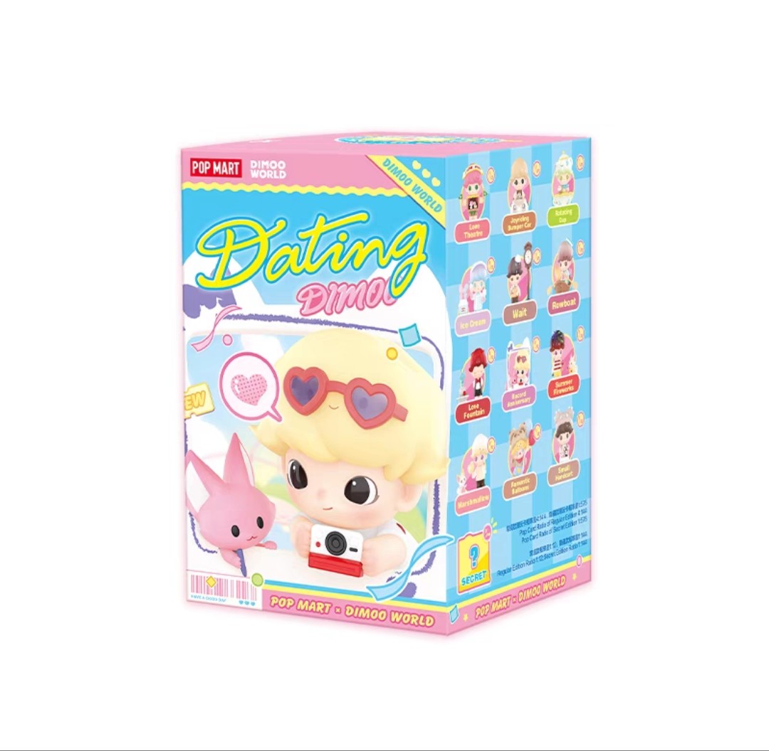DIMOO约会日盲盒泡泡玛特正版浪漫气球表白喷泉可爱手办情人节日_虎窝淘