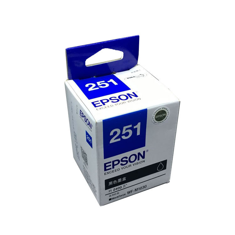 原装正品爱普生T251墨盒 T251黑色 WF-M1030打印机墨盒 墨水_虎窝淘