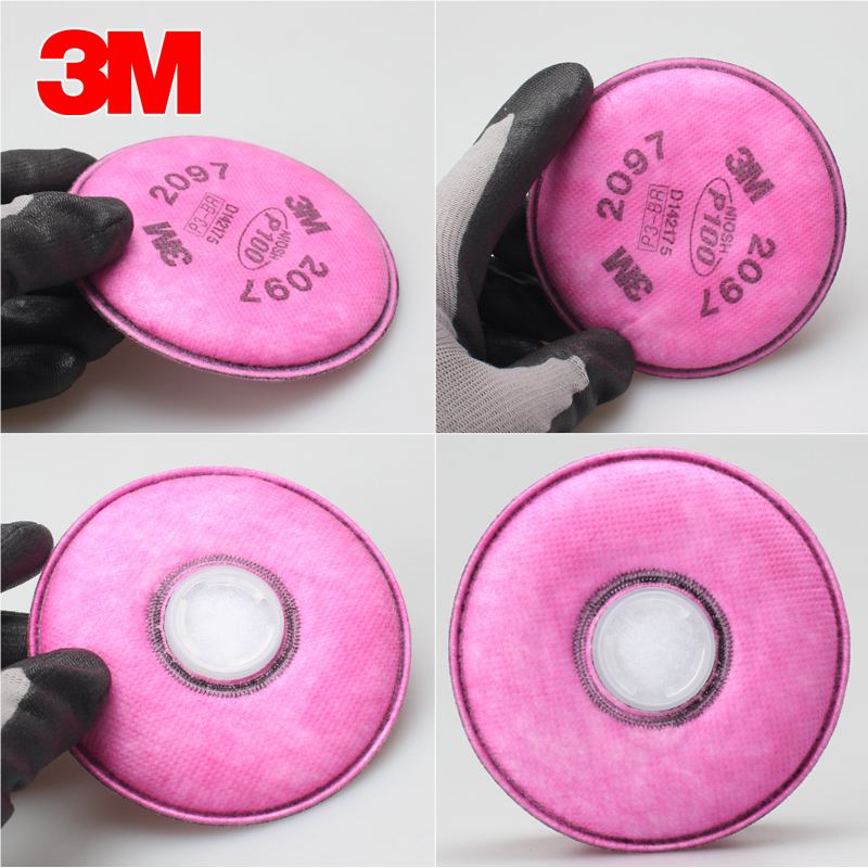 3M 2097 P100有机蒸气异味电焊颗粒物滤棉活性炭防尘防有机气体_虎窝淘