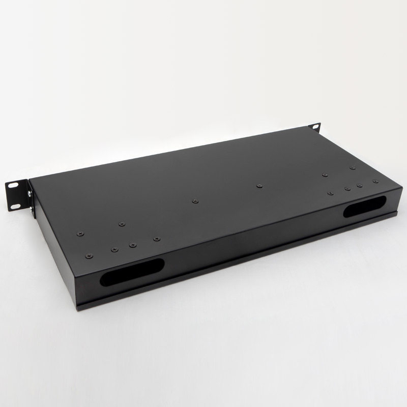 SC FC ST LC24芯光缆终端盒24口出尾纤盒保护盒接线盒光纤熔接盒加厚光纤配线架19寸机架式大方小方圆头卡口_虎窝淘