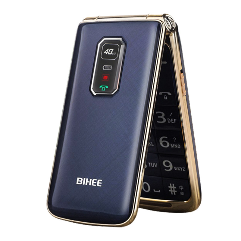 百合BIHEE C30A移动电信版翻盖老年手机大字大声天翼4G老人机_虎窝淘
