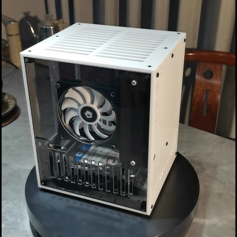A18i亚克力NAS小机箱 flex电源 ATX标准电源显卡17×19主板小机箱_虎窝淘