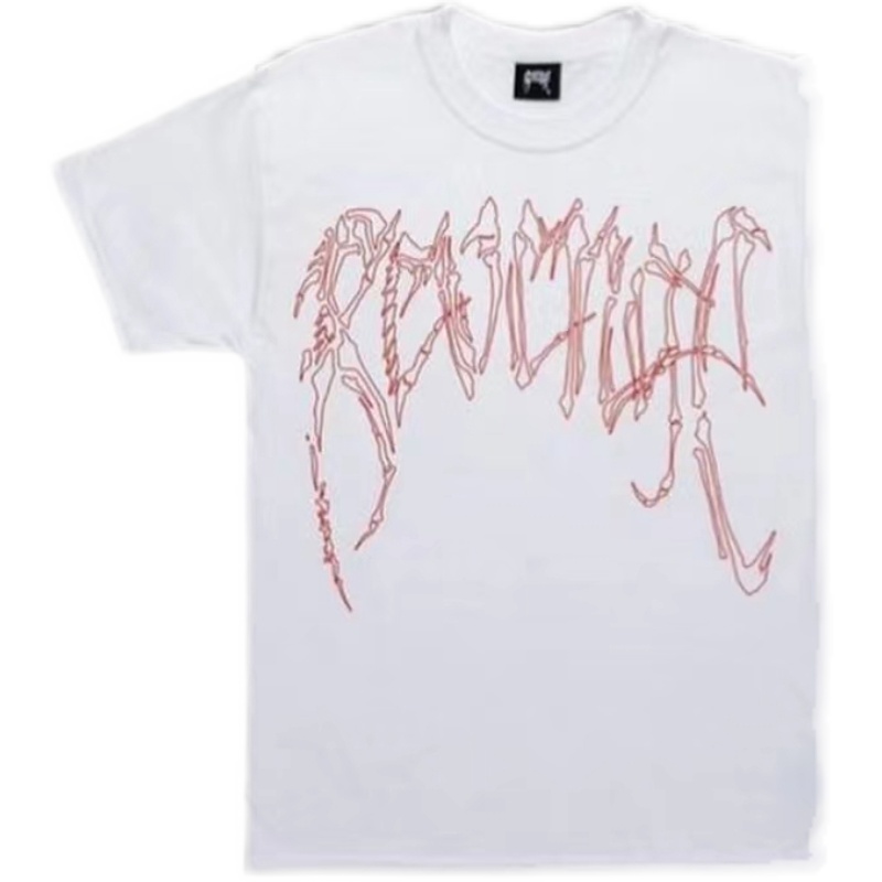 Revenge-“Red Bones” Black T-Shirt红色龙骨短袖_虎窝淘