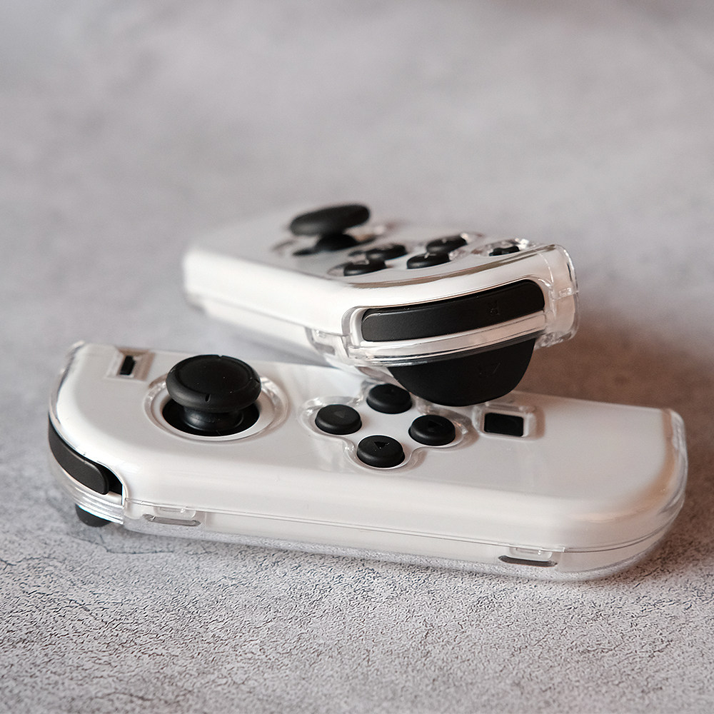 新款任天堂NS全包PC透明硬壳 switch2 OLED 防摔不发黄超薄保护壳_虎窝淘