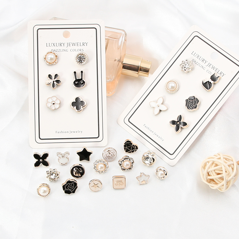 防走光扣衣服装饰女衬衫开衫纽扣百搭韩版扣子胸针免缝隐形小暗扣_虎窝淘