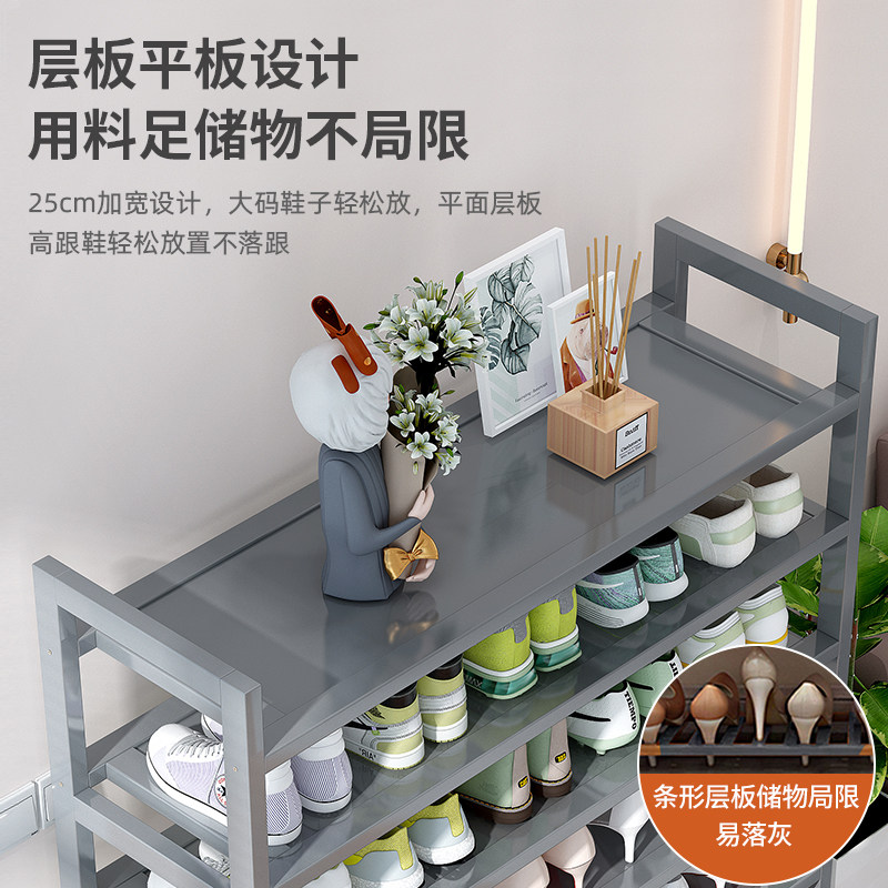 可移动鞋架简易门口家用好看室内结实耐用的收纳神器省空间鞋柜子_虎窝淘