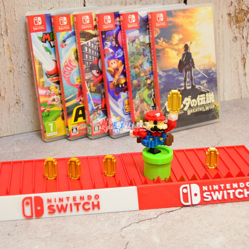 任天堂Switch游戏 NS 3DS PS4 XBOX主机卡带收纳架光盘架_虎窝淘