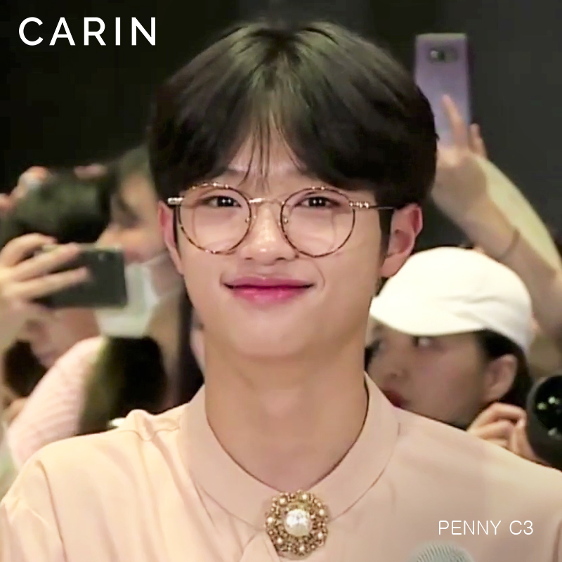 CARIN眼镜框PENNY超轻B钛近视可配度数男女中性文艺复古原框金属_虎窝淘