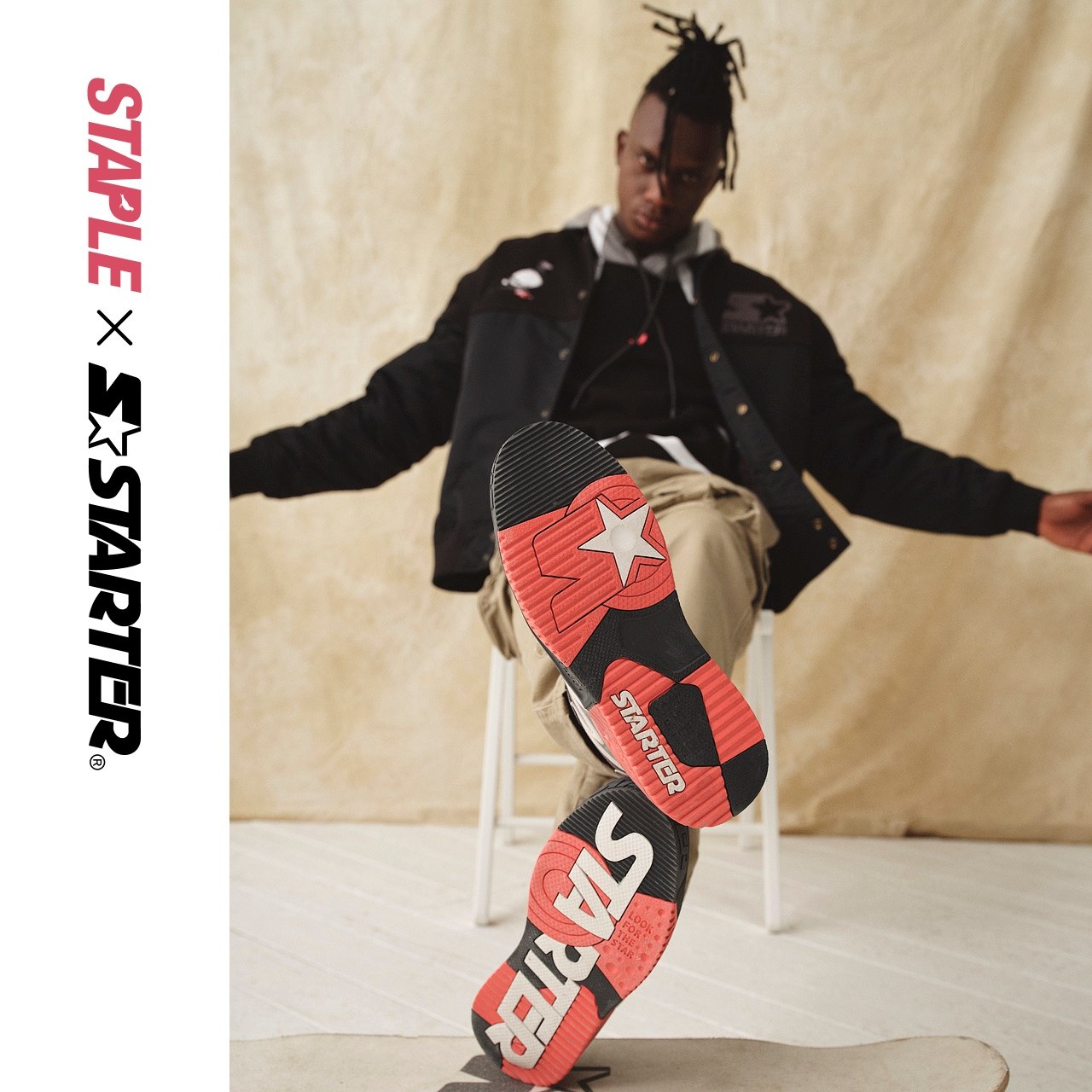 STARTER STAPLE联名系列2022新款情侣鞋子VOL音浪鞋潮流休闲板鞋_虎窝淘