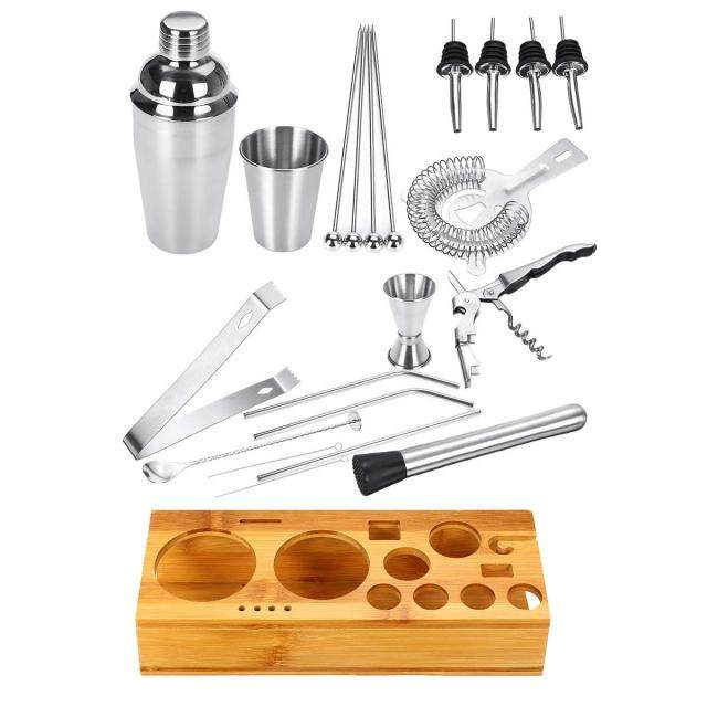 Bar Set Barware Cocktail Shaker Cocktail Making Kit with Woo_虎窝淘