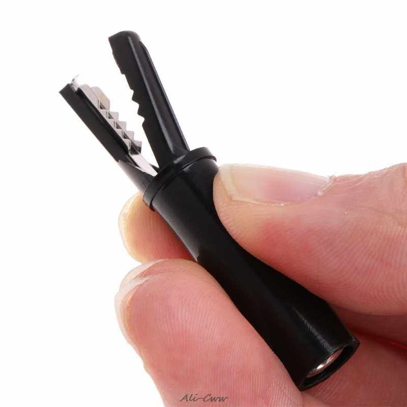 2 Pcs Push Button Type Full Protective Alligator Clips适用_虎窝淘