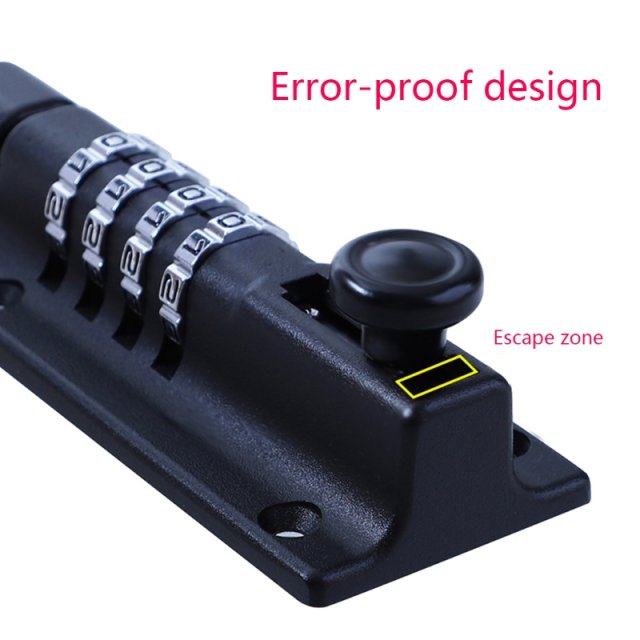 Combination Locking Bolt Unique Patented Recodeable Combinat_虎窝淘