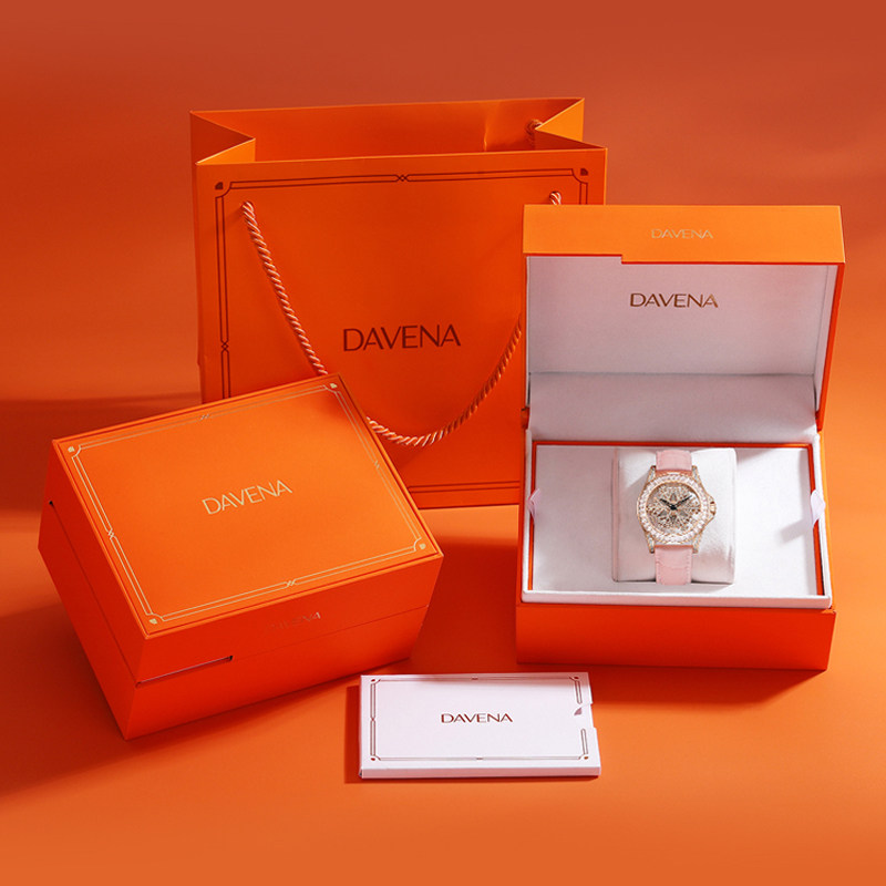 DAVENA蒂玮娜时来运转雪花女神满天星手表女款轻奢生日礼物送女友_虎窝淘