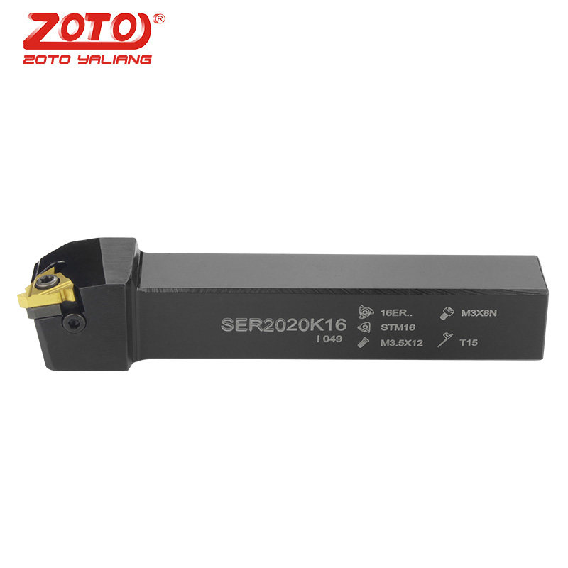 zoto数控车刀外螺纹刀杆SER2020K16/2525M16M22车床刀具梯形牙刀_虎窝淘