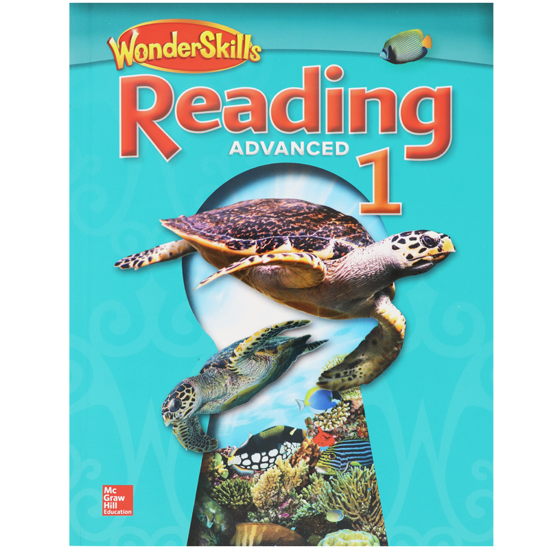 WonderSkills Reading Advanced 1高级麦克劳希尔小学英语分级阅读训练教材加州阅读技能书少儿英语课外辅导培训机构教材_虎窝淘