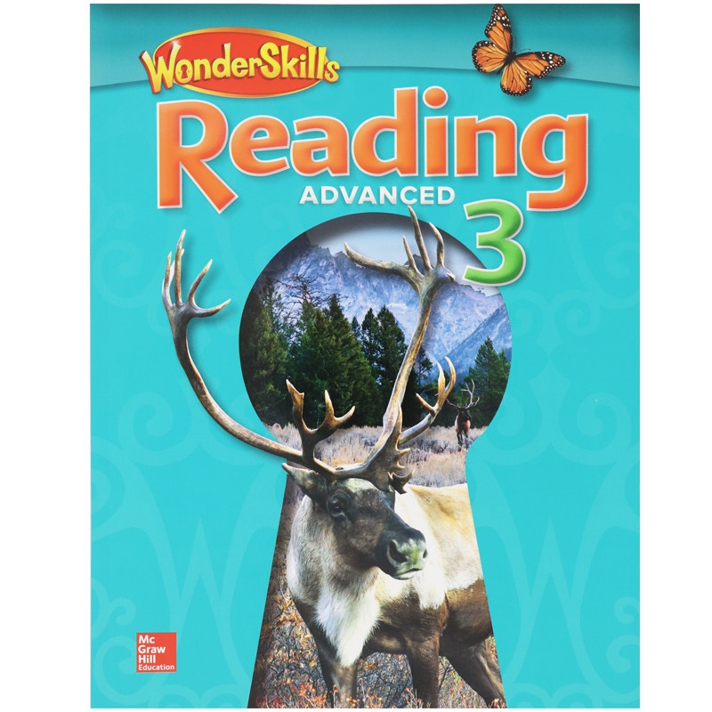 WonderSkills Reading Advanced 3高级麦克劳希尔分级阅读训练教材小学英语教材加州阅读技能书少儿英语课外辅导培训机构 ...