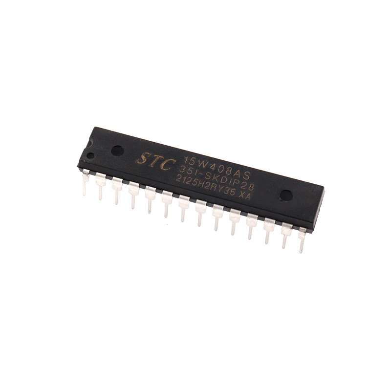 单片机STC15W408AS-35I-SKDIP28增强型1T 8051微控制器MCU_虎窝淘