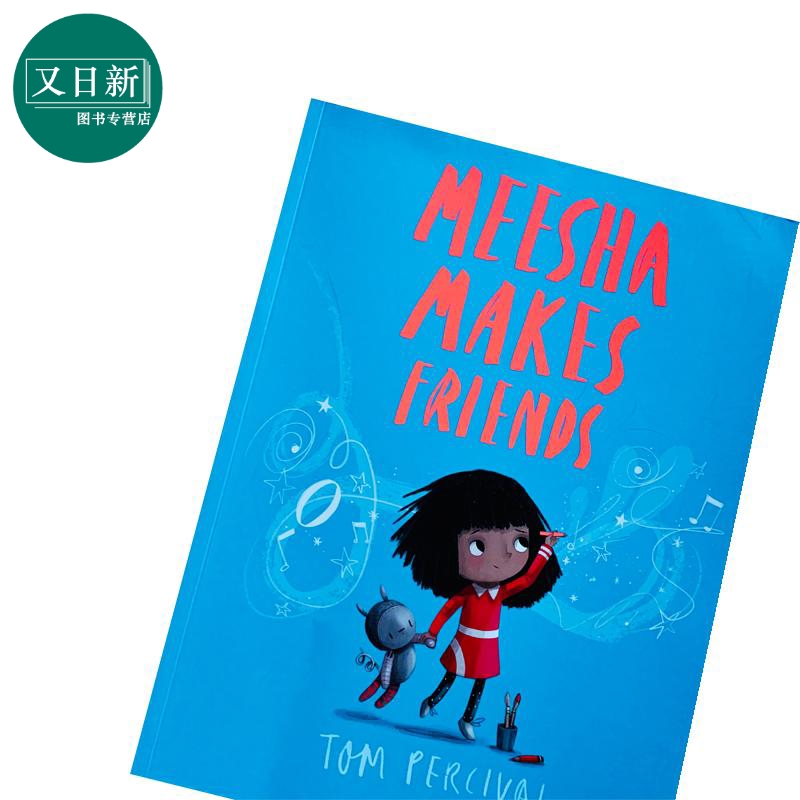Meesha Makes Friends儿童情绪管理美莎找朋友低幼情商启蒙亲子故事绘本平装英文原版 3-6岁_虎窝淘
