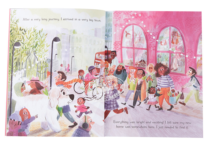 平装New In Town城镇的新居民Marta Altes精品绘本低幼亲子3-6岁英文原版进口图书审美启蒙_虎窝淘