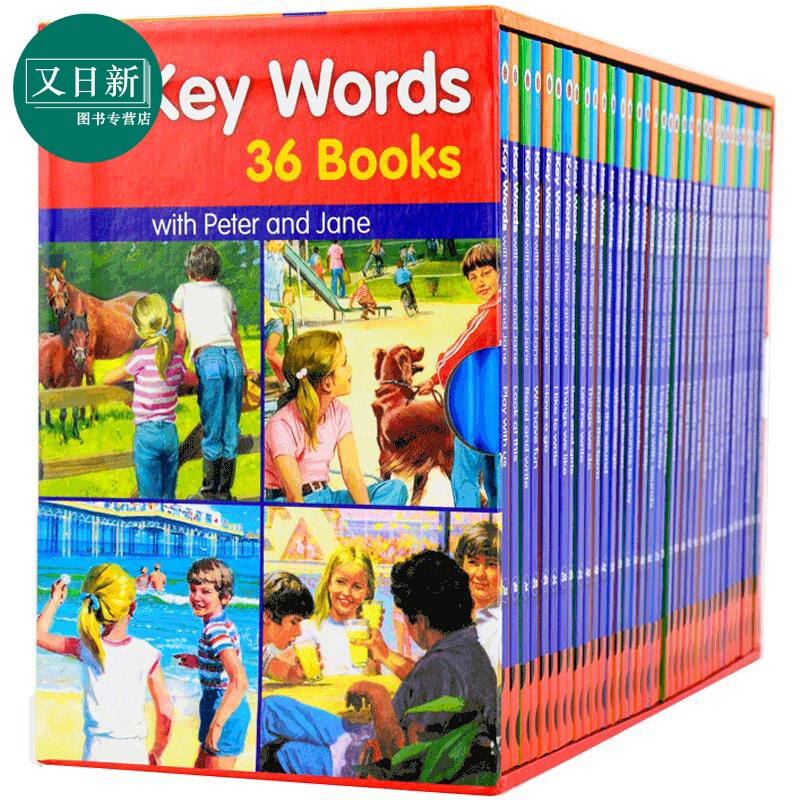 低阶赠音频讲解 Key words关键词分级阅读自然拼读36册套装可点读 Key Words 3-12岁英文原版不含点读笔儿童启蒙又日新进?_虎窝淘