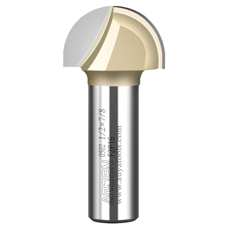 台湾雅登圆底刀具电木铣修边雕刻机木工半圆头R铣刀圆槽球形刀头_虎窝淘