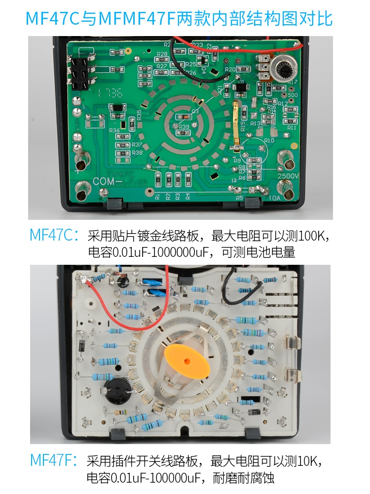 南京天宇MF47型指针式万用表高精度电流表机械式指针表电工万能表_虎窝淘