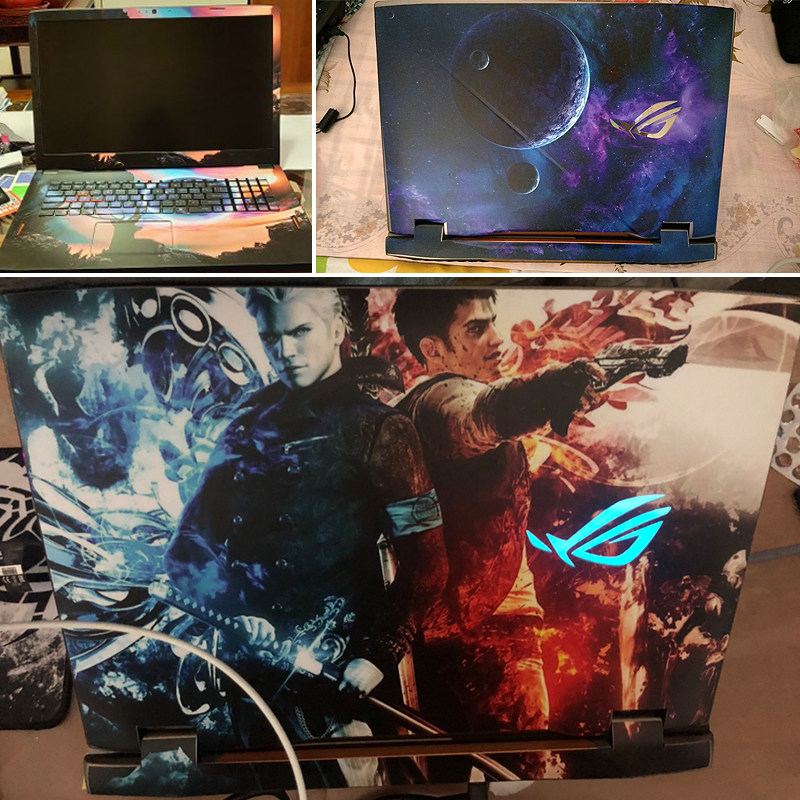 适用华硕ROG玩家国度G7BS超神2S笔记本G7CX外壳G7BI炫彩G7AI贴纸G703GI电脑G703GS/V机身17.3英寸个性保护膜_虎窝淘