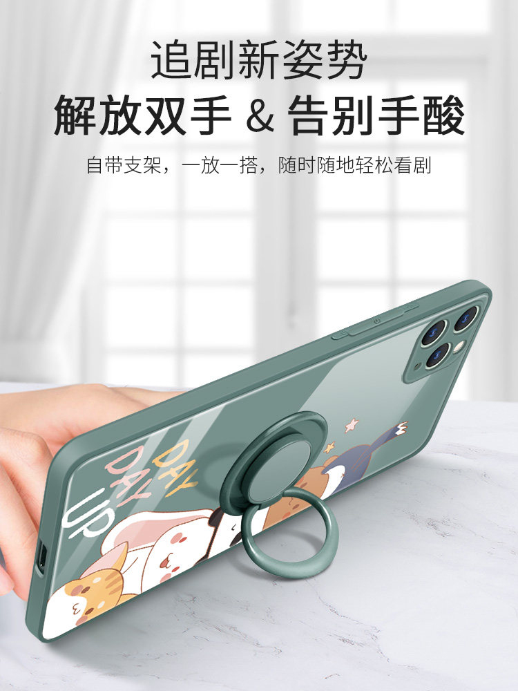 适用华为p40手机壳p40pro+保护套女新款por十全包防摔p4o硅胶小猫外壳软pr0网红熊p0r夏季磁吸指环支架p4潮牌_虎窝淘
