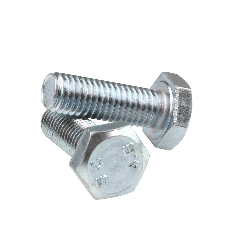 M8镀锌外六角螺丝蓝白锌M8*12/16/20/25/30/40/45/50/55/130/140_虎窝淘