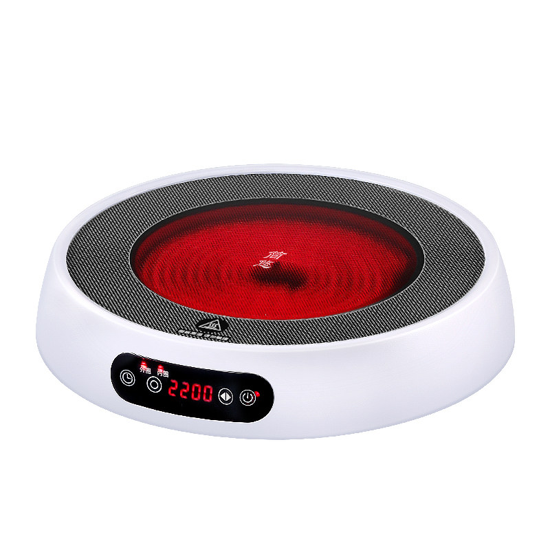 简悠电陶炉家用智能小型爆炒圆形节能电磁炉大功率炒菜迷你陶瓷炉_虎窝淘