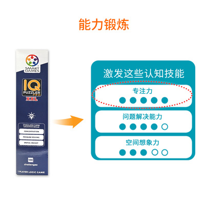 【自营】比利时SmartGames智慧大作战豪华版儿童益智桌游玩具6岁+