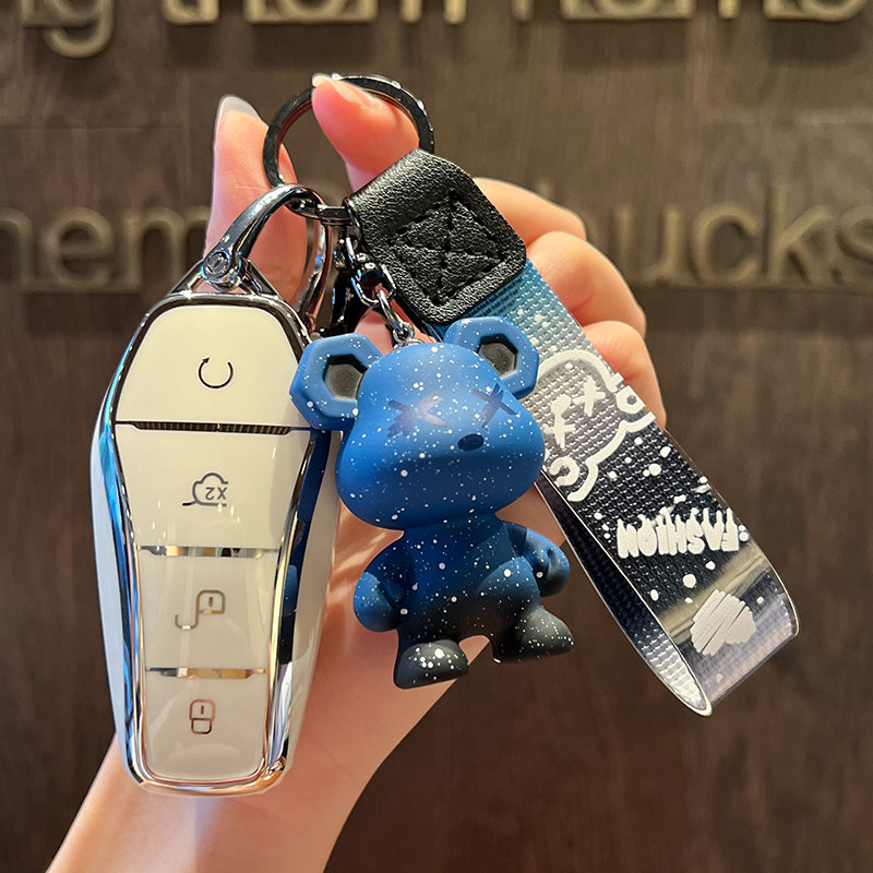 比亚迪汉EV钥匙套秦plusdmi宋pro唐二代dmi元pro车plus壳max扣包_虎窝淘