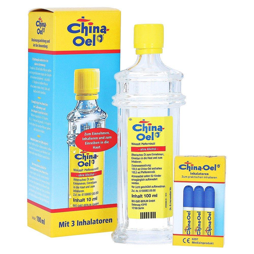 欧洲直邮德国药房China-Oel百灵油100ml/瓶提神醒脑疗止痛_虎窝淘