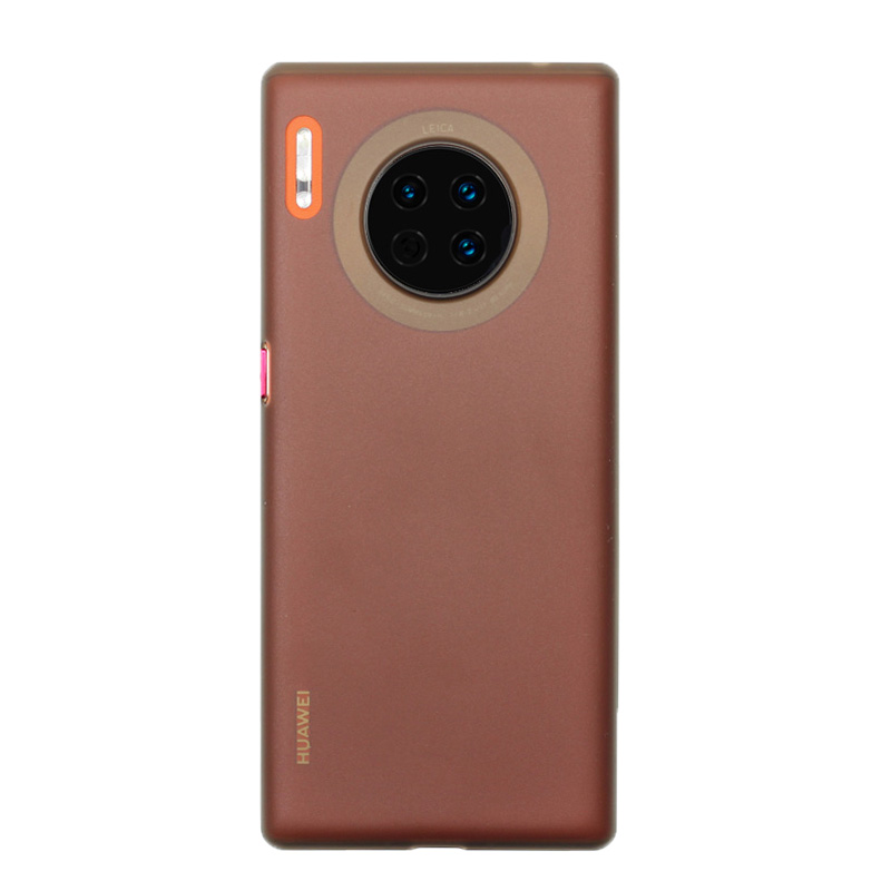 适用于华为mate30pro手机壳pro素皮版mate30专用款5G磨砂mate30e透明防摔超薄硬壳青山黛丹霞橙全包防指纹软_虎窝淘