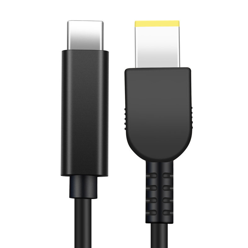 景赛Type-C转联想方口带针USB-C快充DC母头PD诱骗线华硕惠普笔记本电脑X1充电线器ThinkPad戴尔宏基65W电源线_虎窝淘