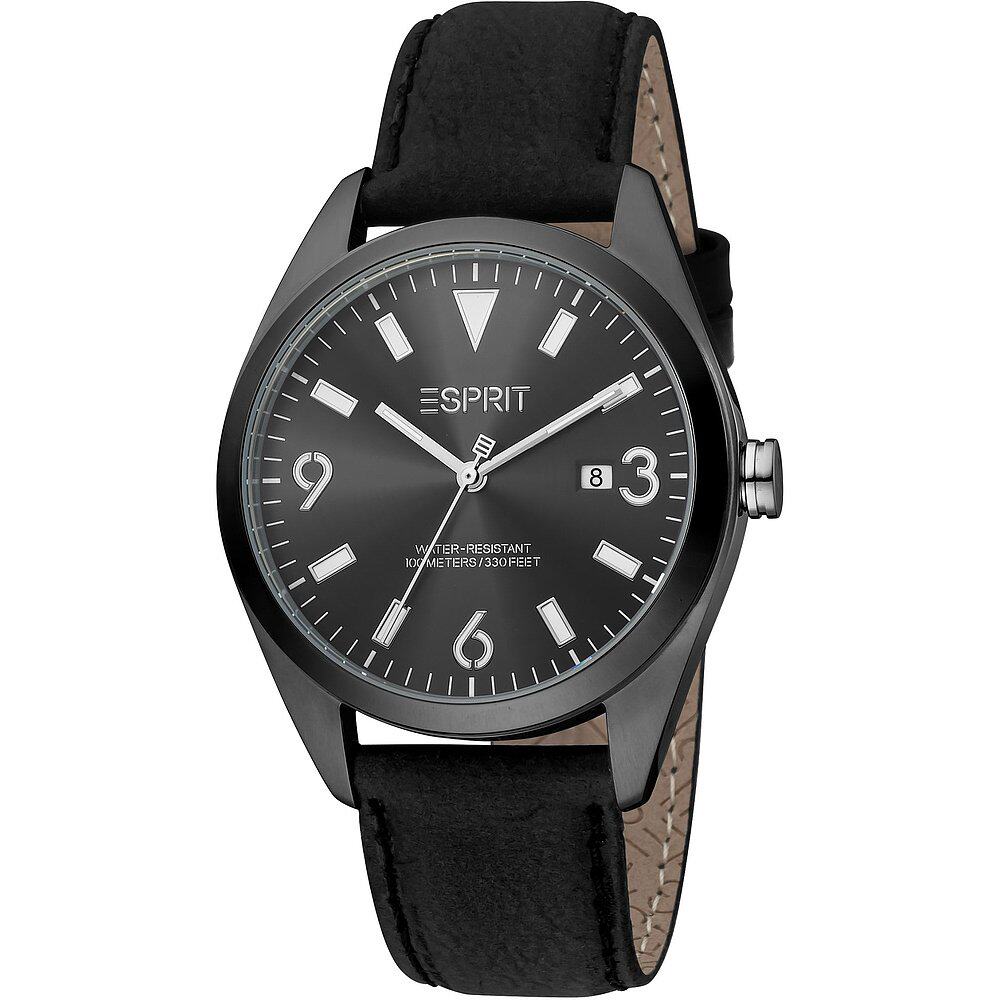 Esprit Men's ES1G304P0265 Mason 40mm Quartz Watch- black【_虎窝淘