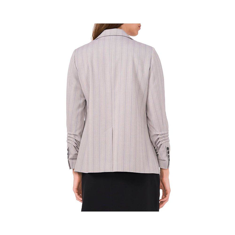 【美国直邮】Halogen Pinstripe Open Front Blazer 女士细条纹开 - 天天券