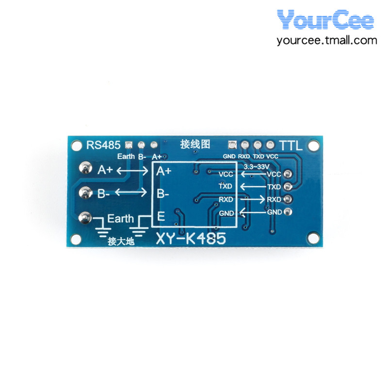 TTL转RS485模块/XY-K485 RS485互转TTL信号单片机串口宽电压_虎窝淘