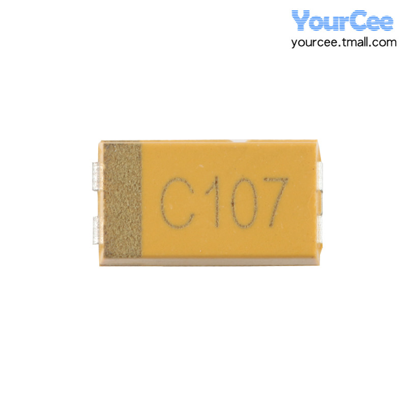 原装 6032贴片钽电容C型 100uF(107)±20% 16V CA45-C016M107T_虎窝淘