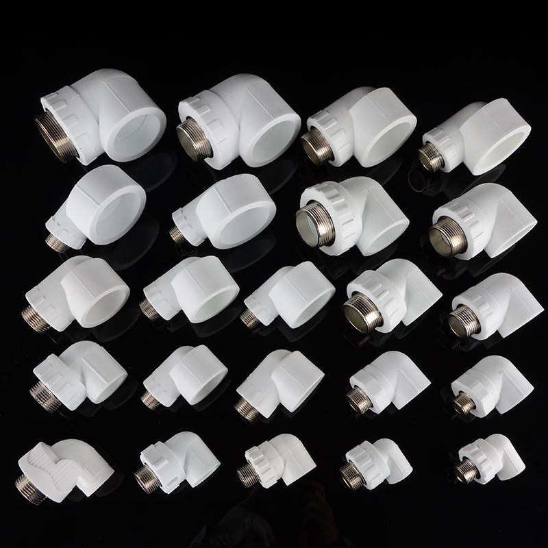 PPR20/4分外丝弯头20/25/32/40/50水管件6分1寸1.2寸外牙接头配件_虎窝淘