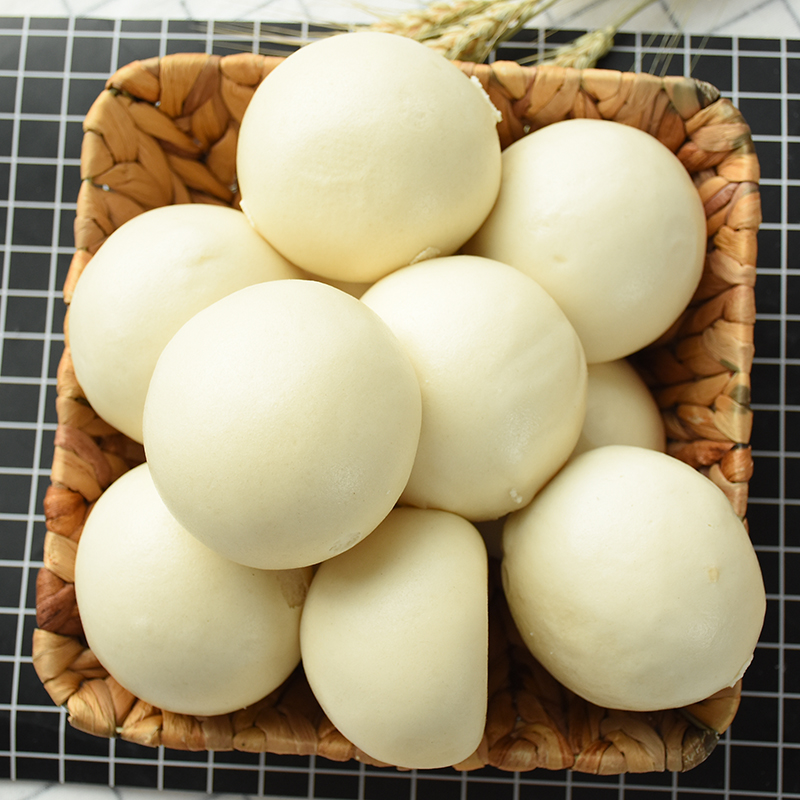 山东老面馒头30个装纯手工早餐北方面食戗面山东特产原味不加糖_虎窝淘