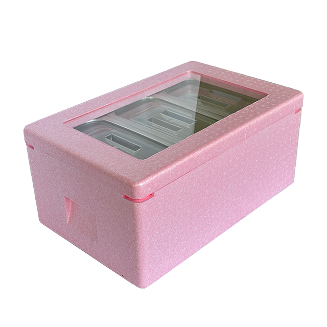 EPP food foam box cafeteria food insulation box ice cream, ice cream, cold drink, refrigerated ...