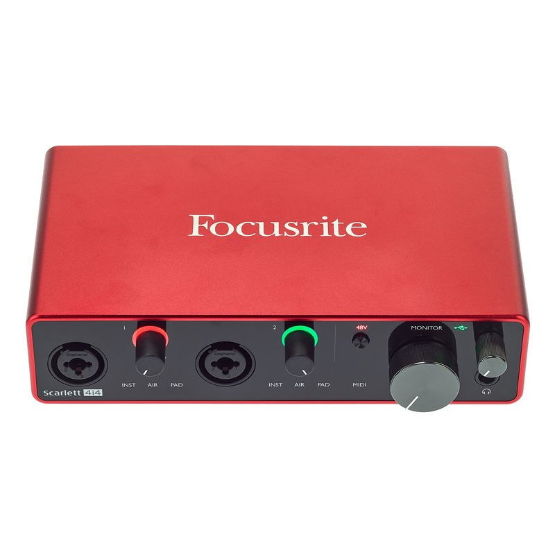 Focusrite 4i4福克斯特三代USB外置专业录音声卡配音设备全套装_虎窝淘