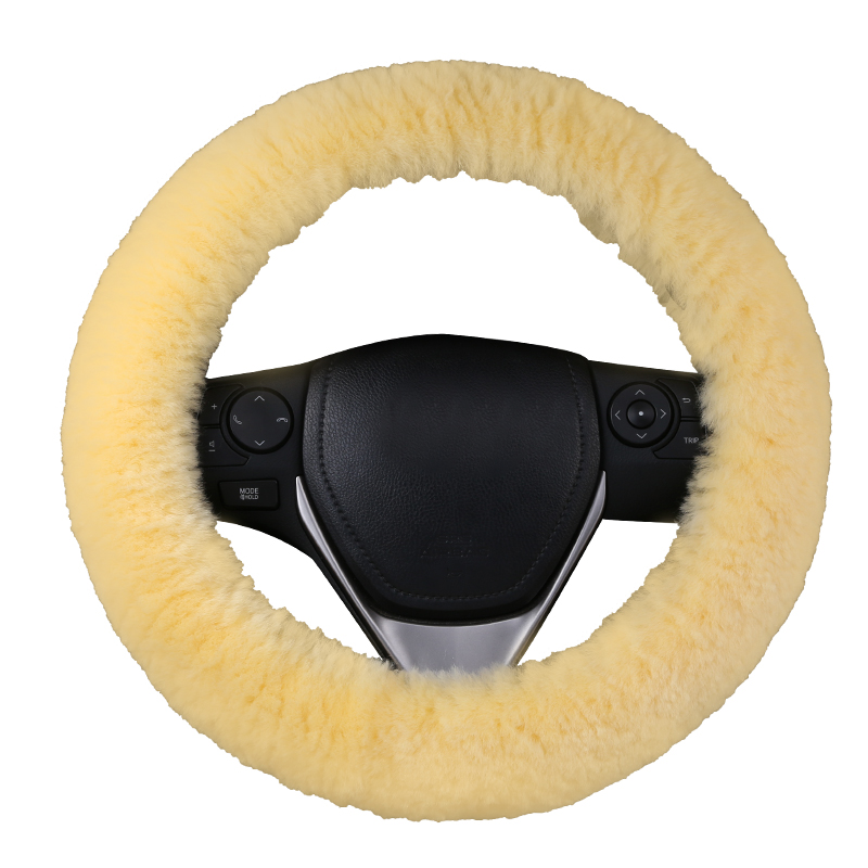 东南DX3 DX5 DX7冬季羊毛绒方向盘套真皮V3 V5 A5 V6汽车把套保暖_虎窝淘